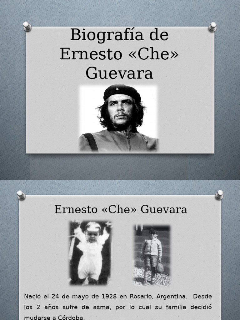 Biografía de Ernesto "Che" Guevara | PDF | Che Guevara