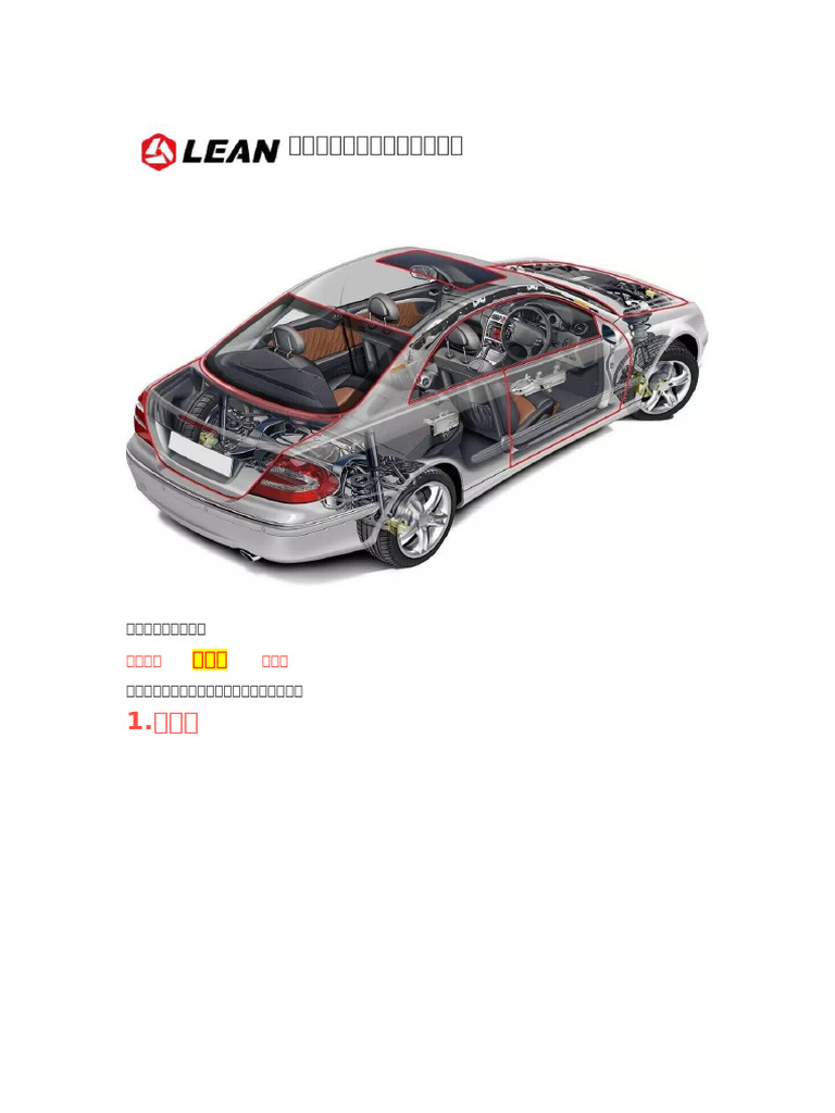 What Are The Three Major Components of A Car | PDF