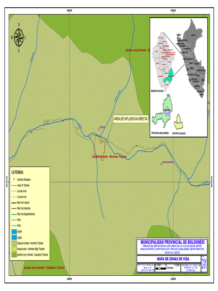 MAPA ZONAS VIDA (A3) Ok | PDF | Perú