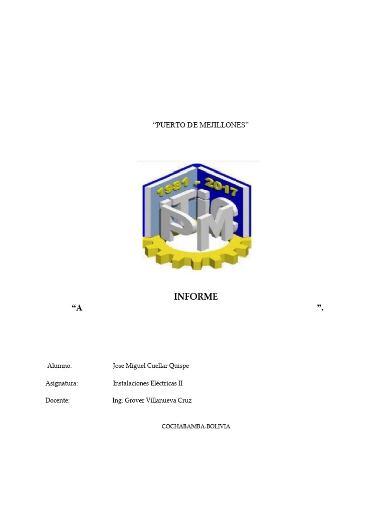 Imforme 2 Instalaciones II | PDF | Relé | Electrónica