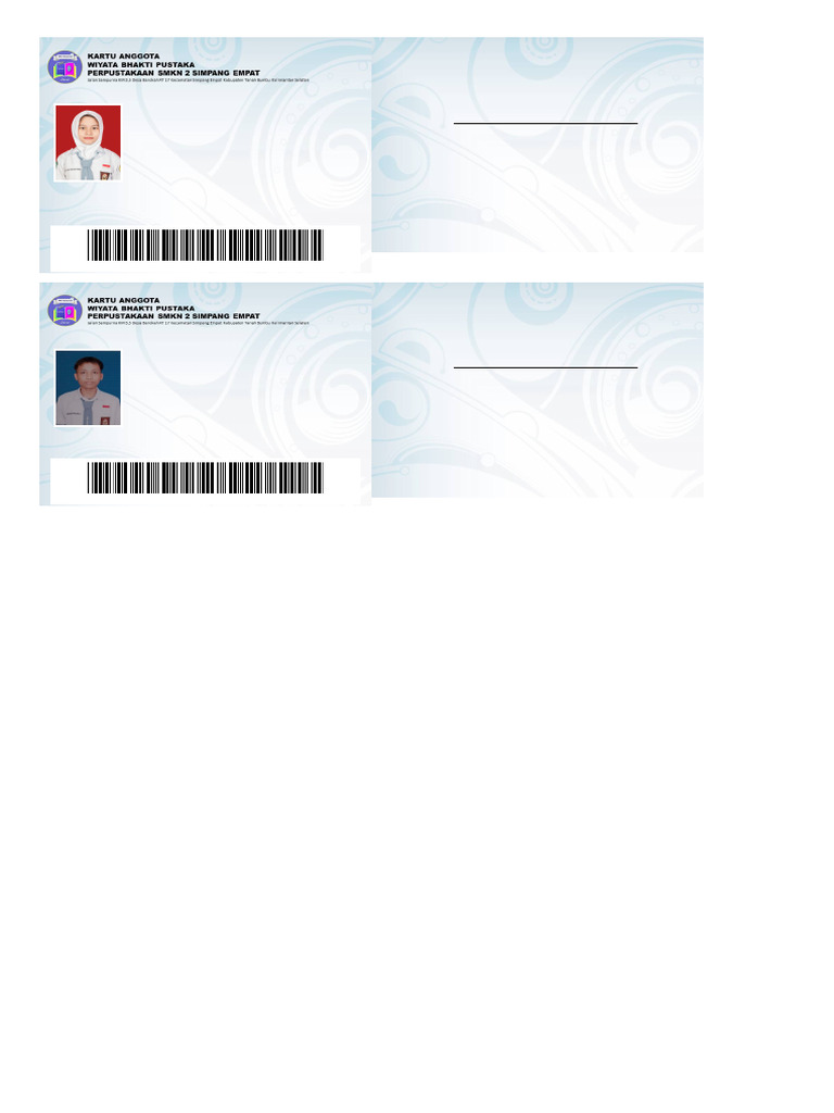 Kartu Anggota | PDF