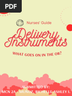 Normal Delivery Instrument Sets | PDF | Uterus | Surgical Suture