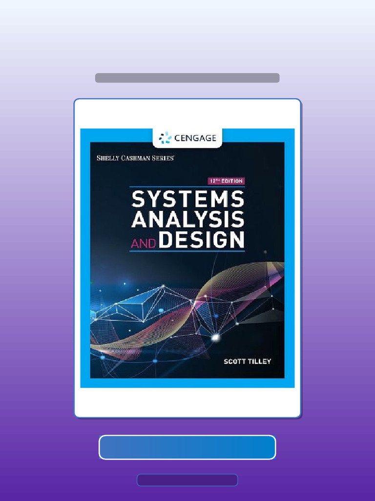 Systems Analysis and Design 12th Edition Scott Tilley Ebook and ...