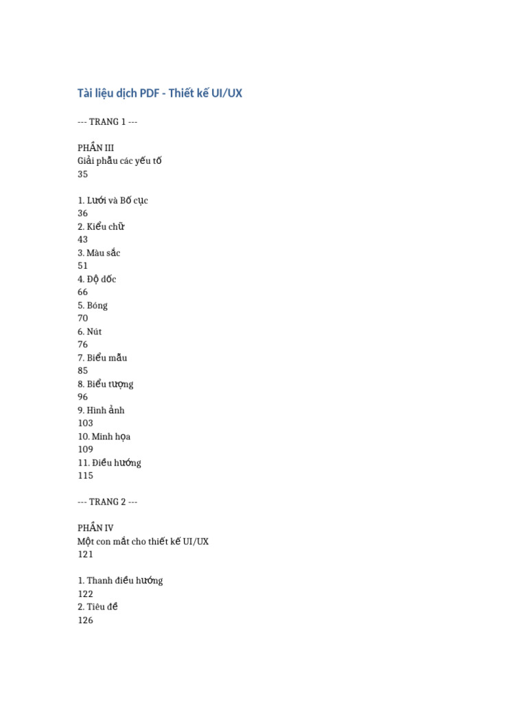 Tai Lieu UI UX Dich | PDF