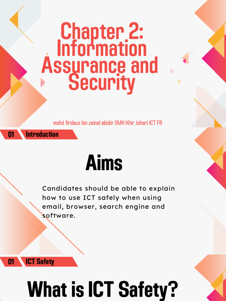 ICT Safety: Protecting Against Cyber Risks | PDF | Security | Computer ...