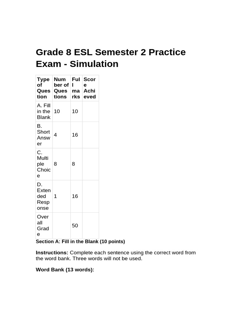 Grade 8 ESL Energy Solutions Exam | PDF | Wind Power | Smart Grid