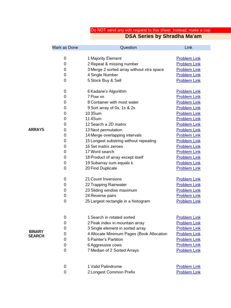 Dsa For Placements | PDF | Algorithms And Data Structures | Theoretical Computer Science