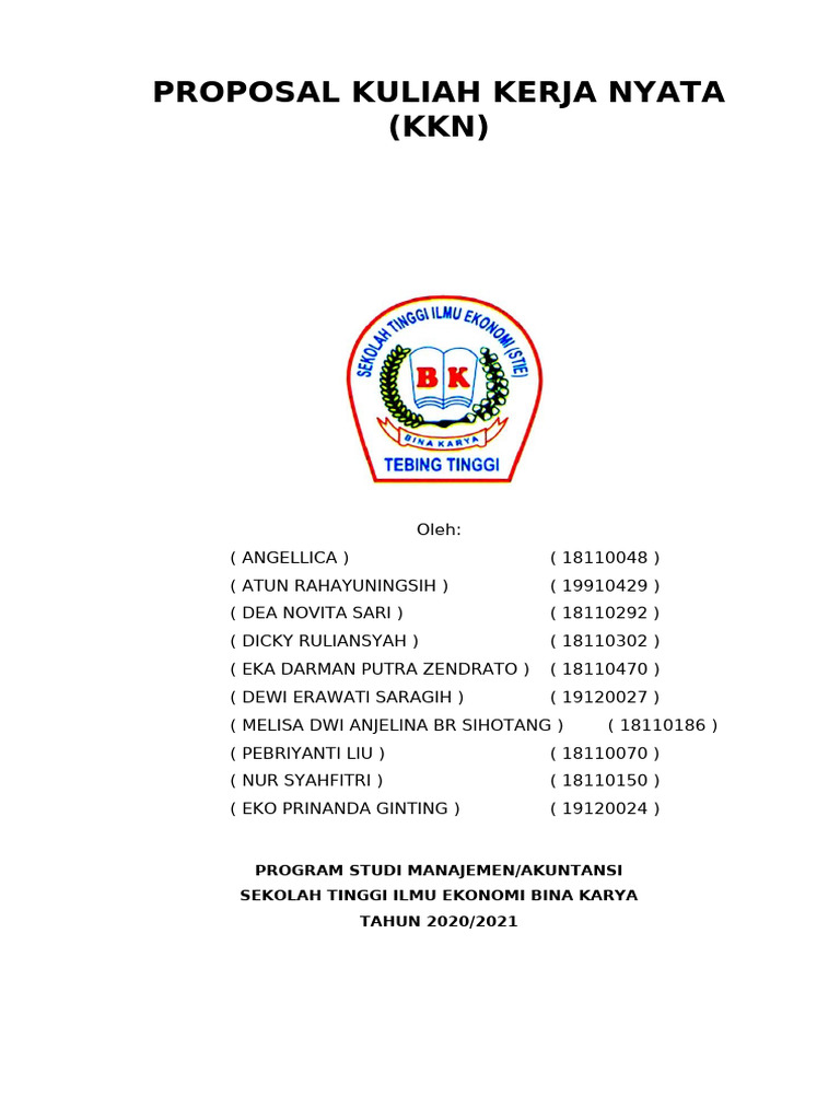 Proposal KKN | PDF