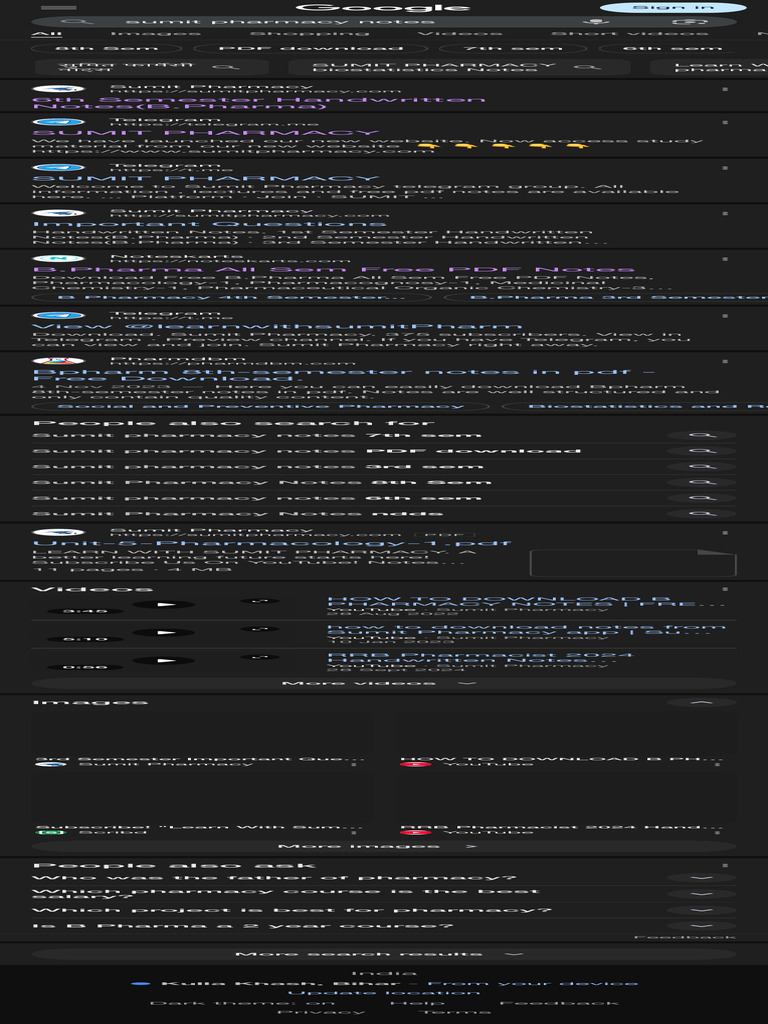 Sumit Pharmacy Notes - Google Search | PDF | Pharmacy | Pharmaceutical ...