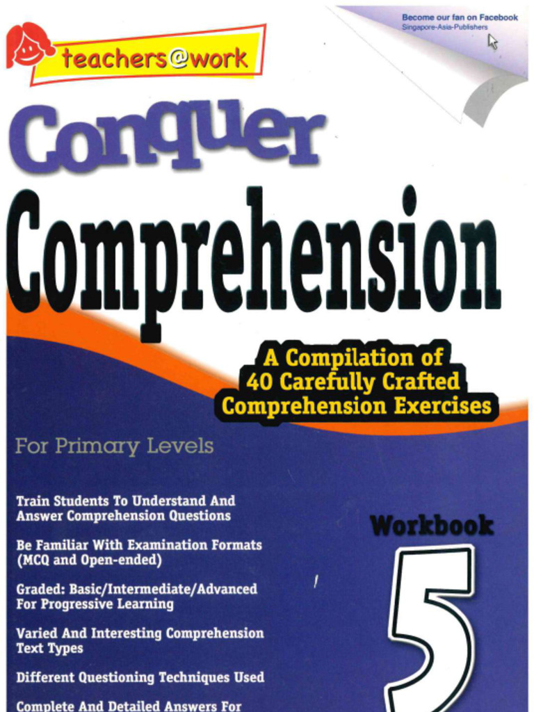 Teachers@Work - Conquer Comprehension - Workbook 5 - Basic 4-10 | PDF