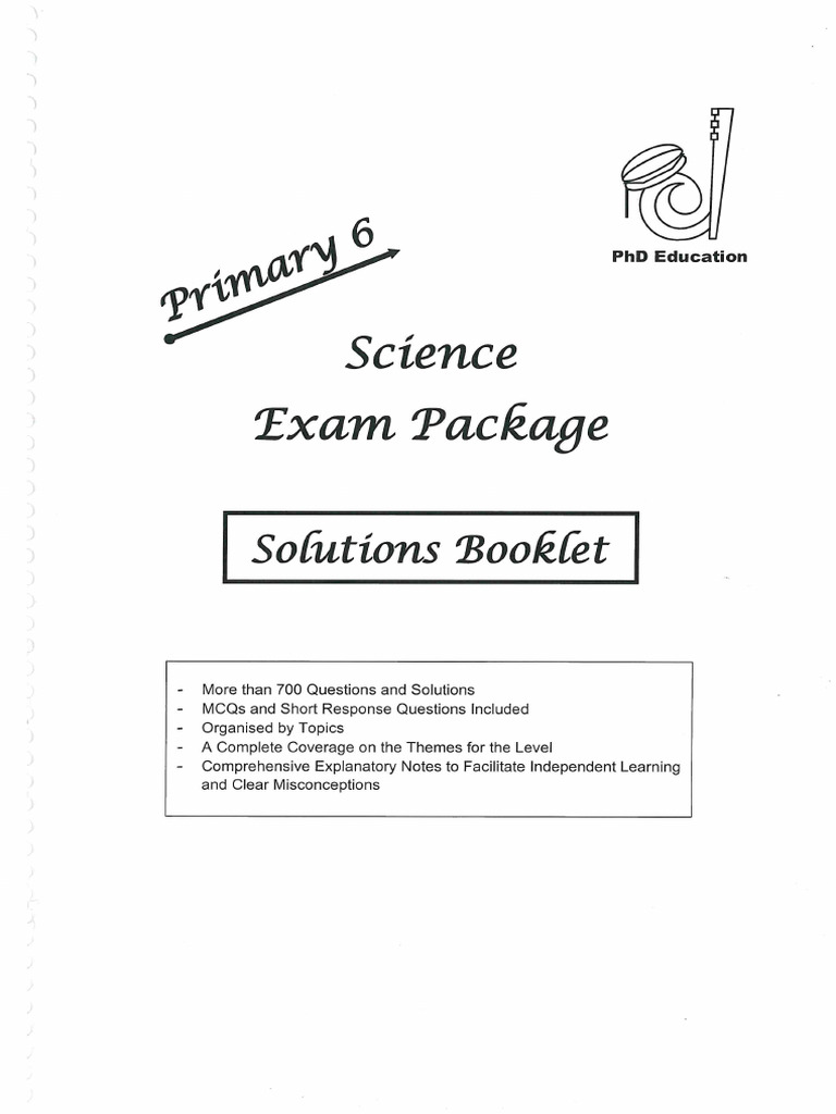 Primary 6 Science Exam Pack Solution | PDF
