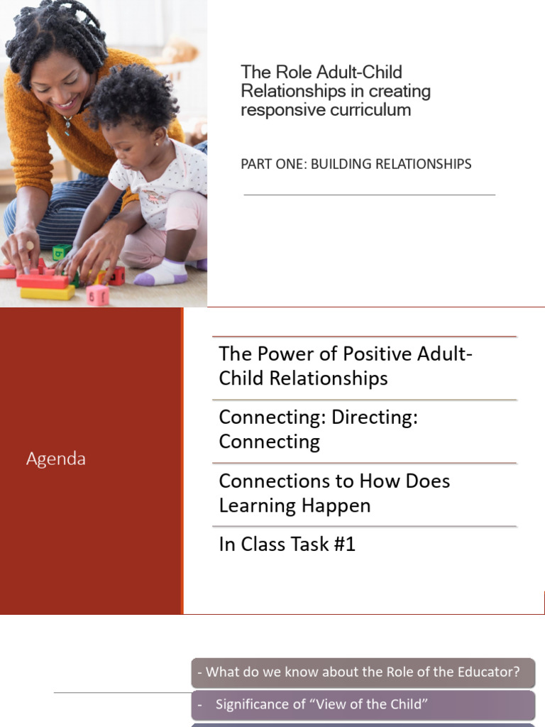 Adult-Child Relationships in Curriculum | PDF | Motivational | Motivation