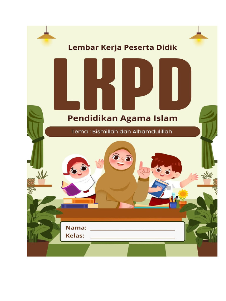 LKPD KLS 1 Bab 1 | PDF