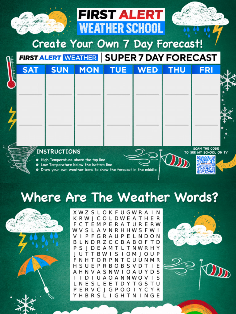 First Alert Weather School Activity Sheets | PDF