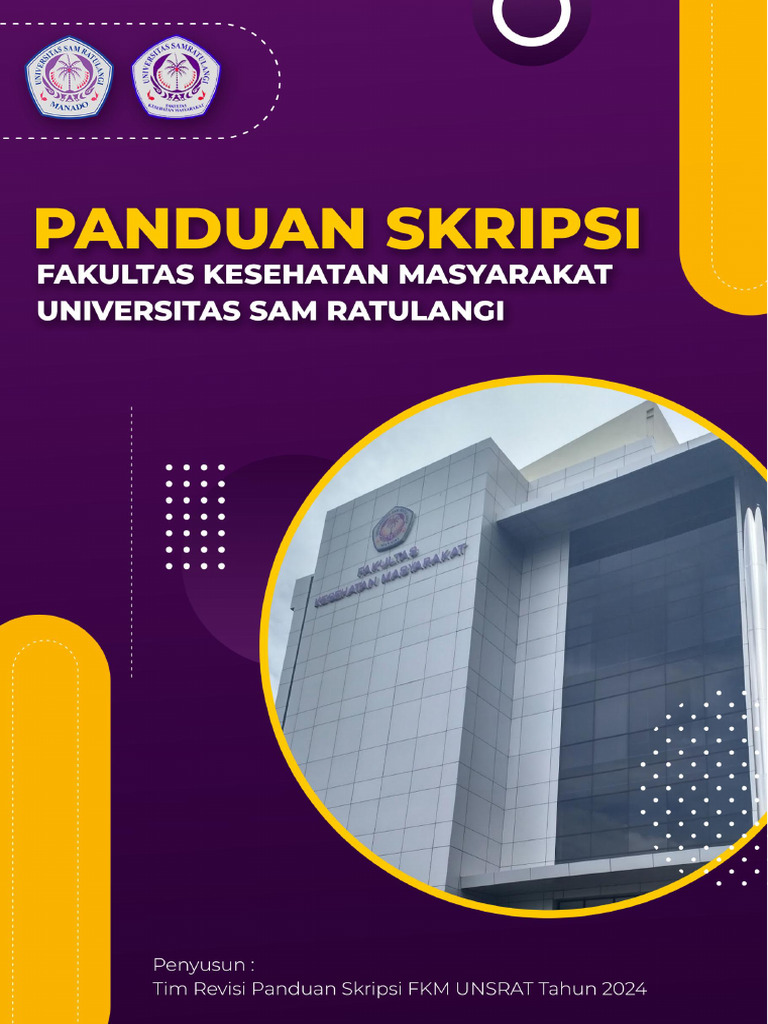 Panduan Skripsi FKM Unsrat 2024 | PDF