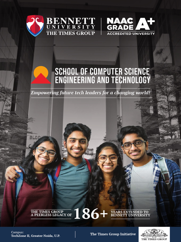 Bennett University SCSET Brochure AY 2025 | PDF | Academic Degree | Master Of Science