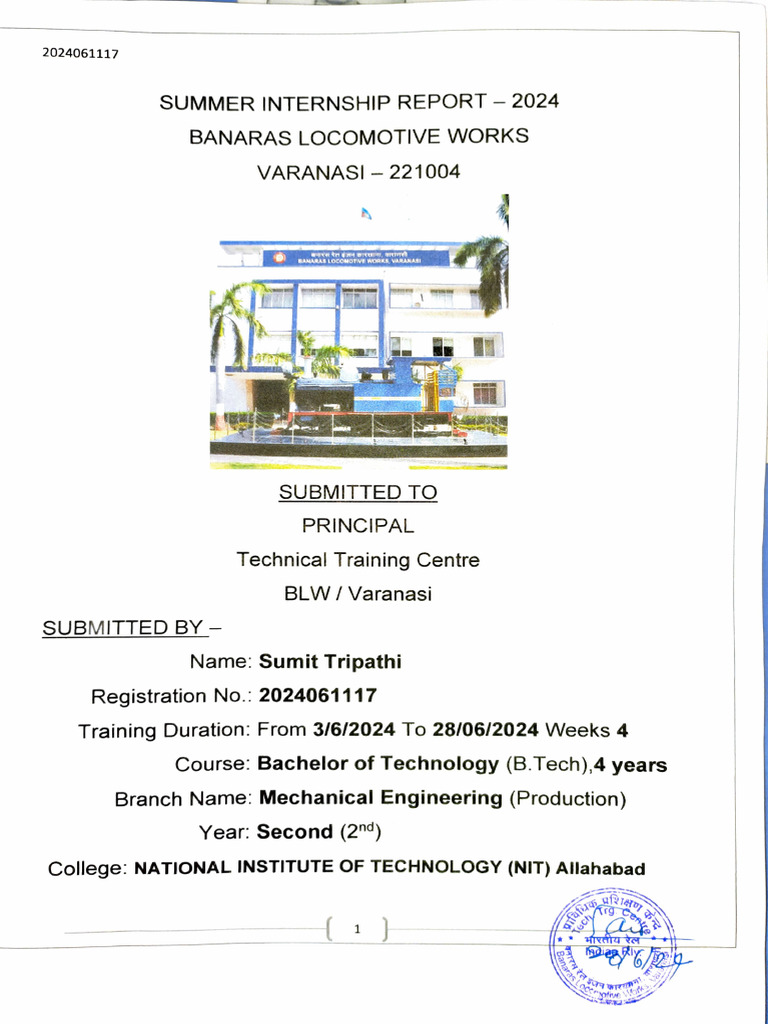 Sumit BLW Report | PDF