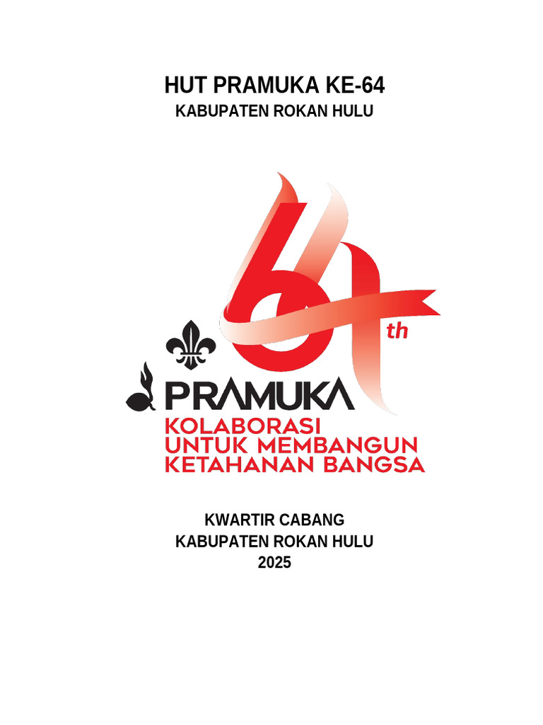 Susunan Panitia Hut Pramuka Ke 64 Kwartir Cabang Rokan Hulu 2025 | PDF