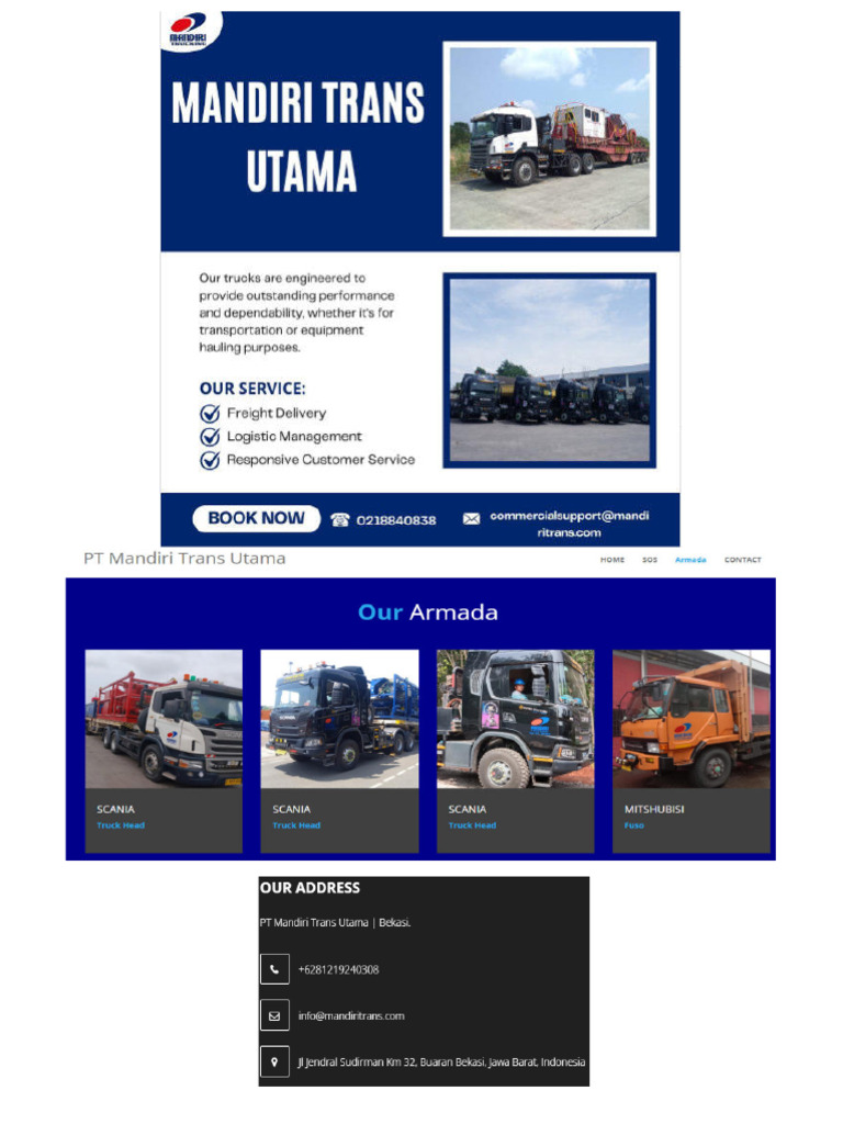 Mandiri Trans Utama Profil | PDF