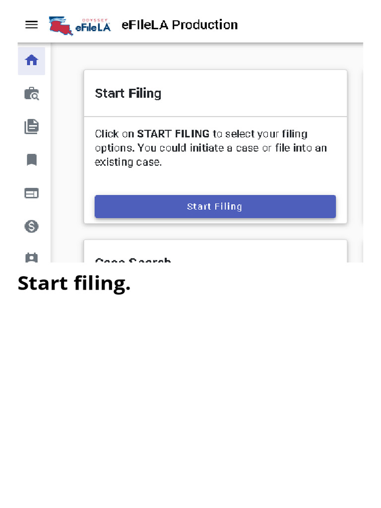 Start Filing. | PDF