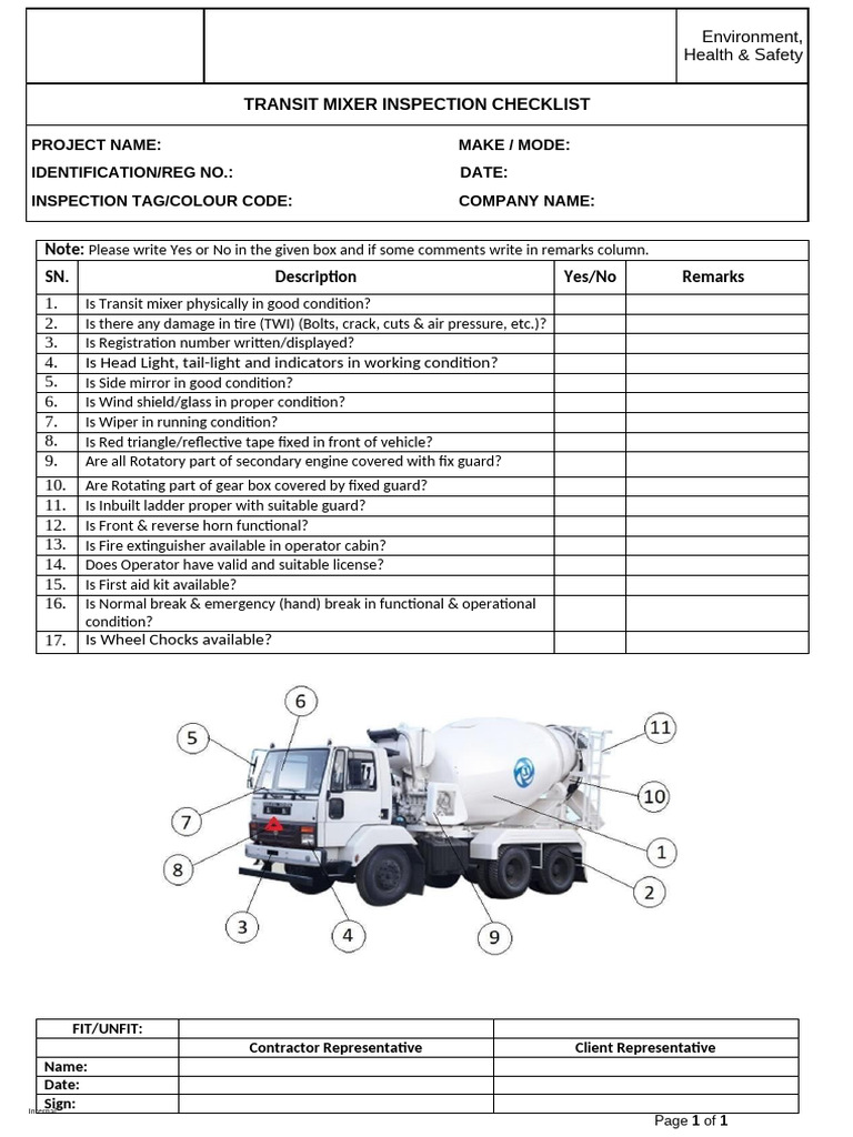 Transit Mixer | PDF