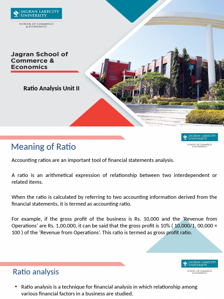 Understanding Ratio Analysis in Finance | PDF | Revenue | Equity (Finance)
