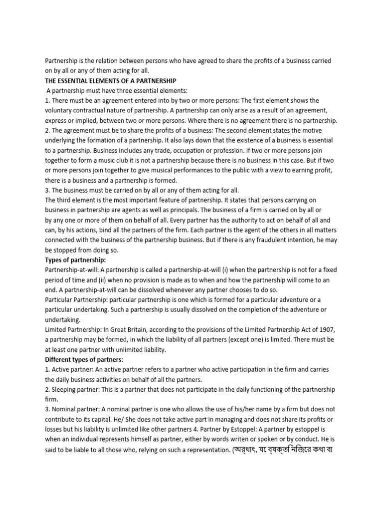 Legal Environment of Business Lecture 6 | PDF | Partnership | Law Of Agency