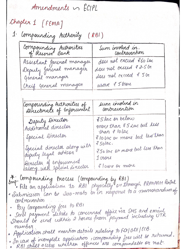 Ecipl Part A Amendments 2025 | PDF