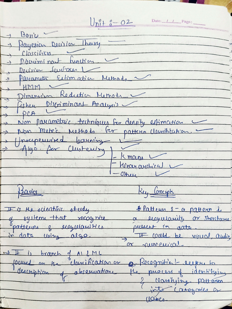 PR Unit 2 Notes | PDF