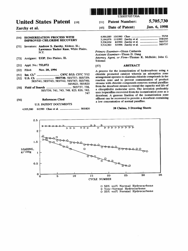 Isom With Chloride Recovery | PDF | Adsorption | Alkane