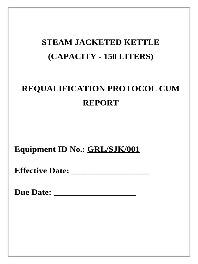 Steam Jacketed Vessel | PDF | Verification And Validation