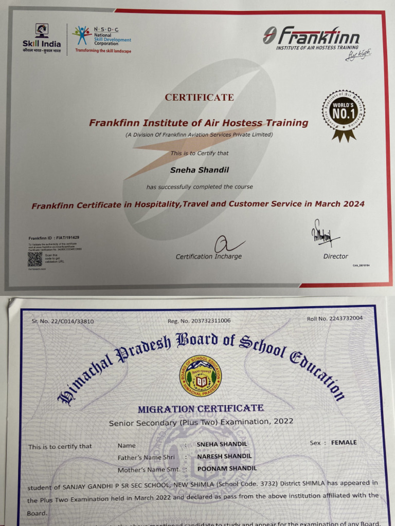 Educational Certificate | PDF