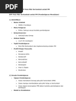 RPP PPB Pembelajaran Mendalam | PDF