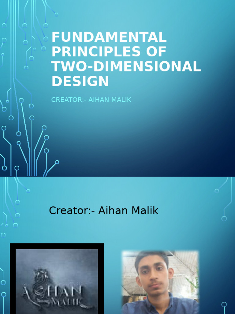 Fundamental Principles of Graphic Design by Aihan Malik Daniyen | PDF ...