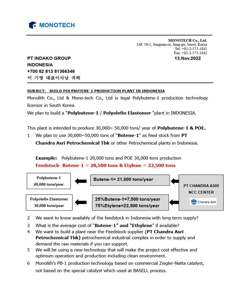Indonesia Letter 01 2022 11 15 | PDF