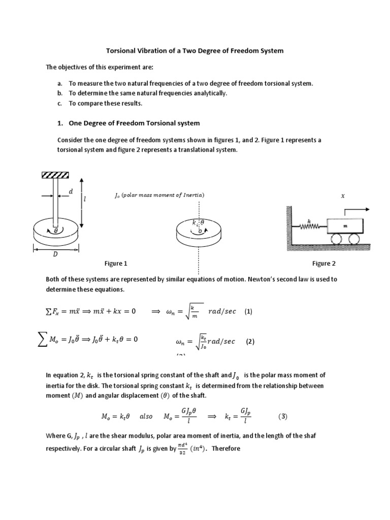 Lecture V4 | PDF | Normal Mode | Equations