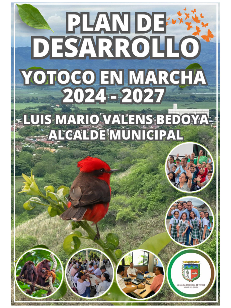 Plan de Desarrollo Municipal Yotoco 2024-2027 | PDF