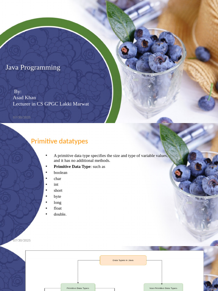 Lec-2 Data Types and Literals | PDF | Integer (Computer Science) | Data Type