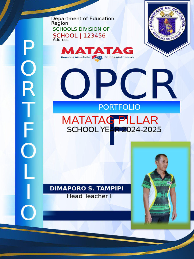 Opcrf Revised 2024 Portfolio | PDF | Teachers | Educational Assessment