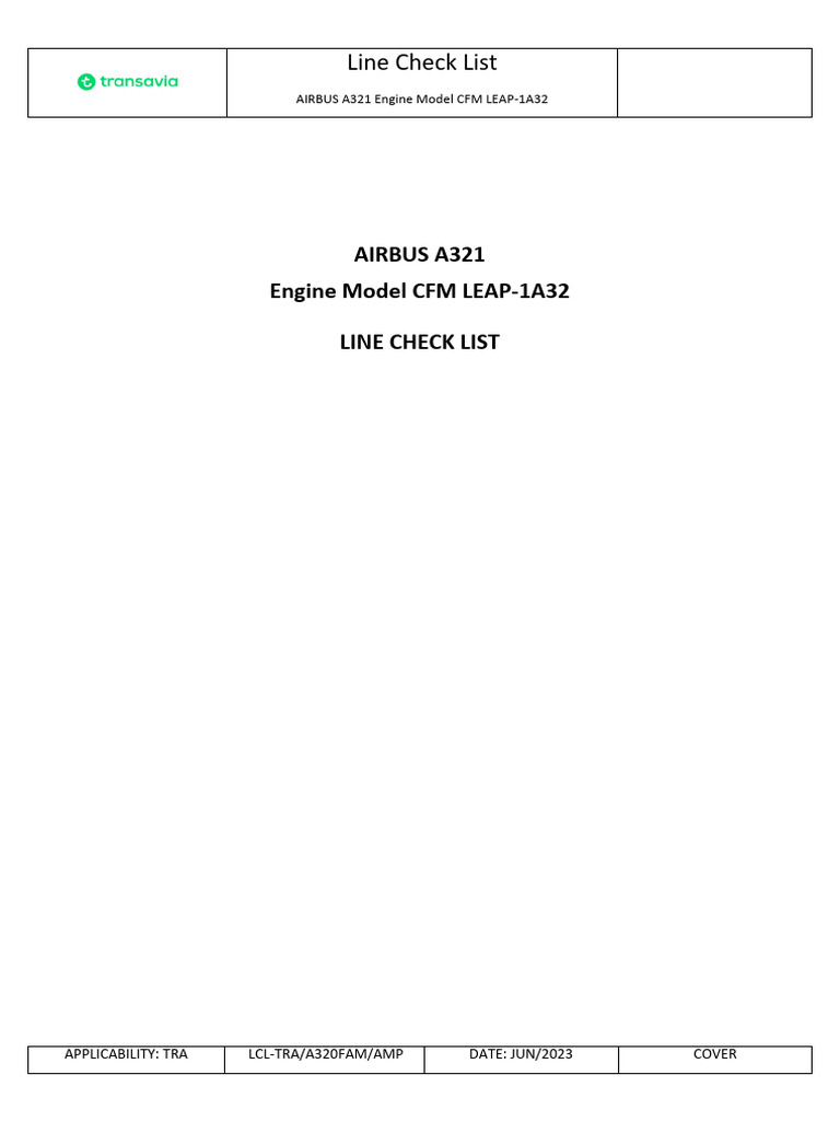A320 PreFlight - Rev00 | PDF | Landing Gear | Aircraft