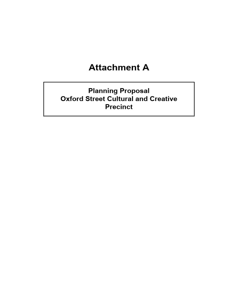 City - of Sydney - Planning Proposal Oxford Street Creative and ...