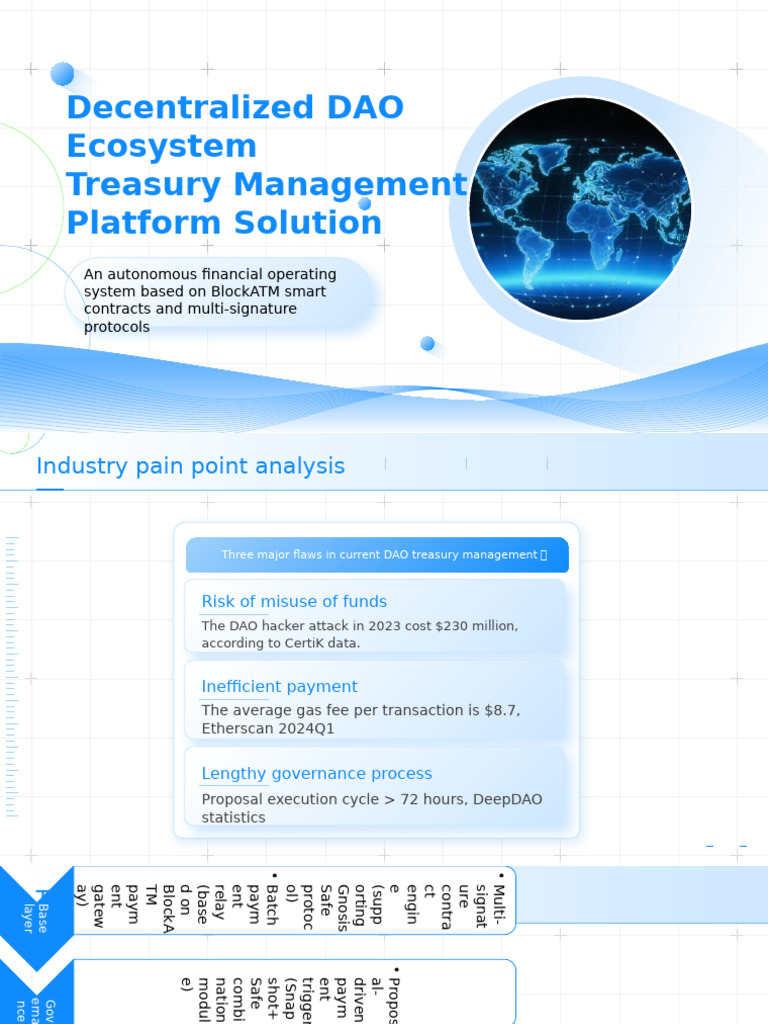Decentralized DAO Ecosystem Treasury Management Platform Solution | PDF ...