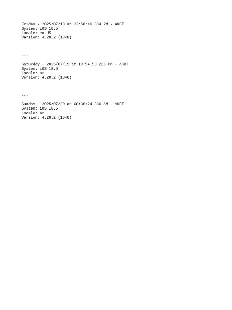 Diagnostics Log | PDF