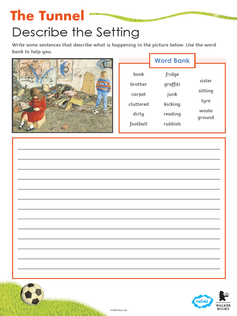 Descriptive Writing Prompts for Settings | PDF