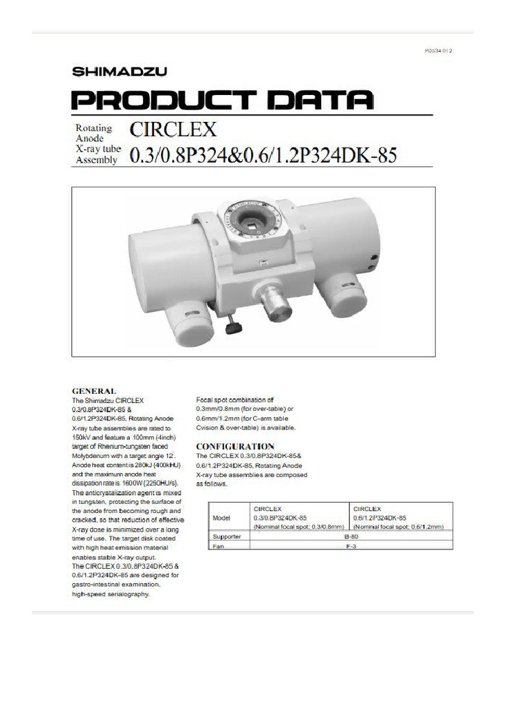 Shimadzu Tube | PDF
