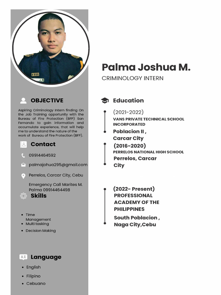 Palma Joshua Resume - 20250722 - 084711 - 0000 | PDF