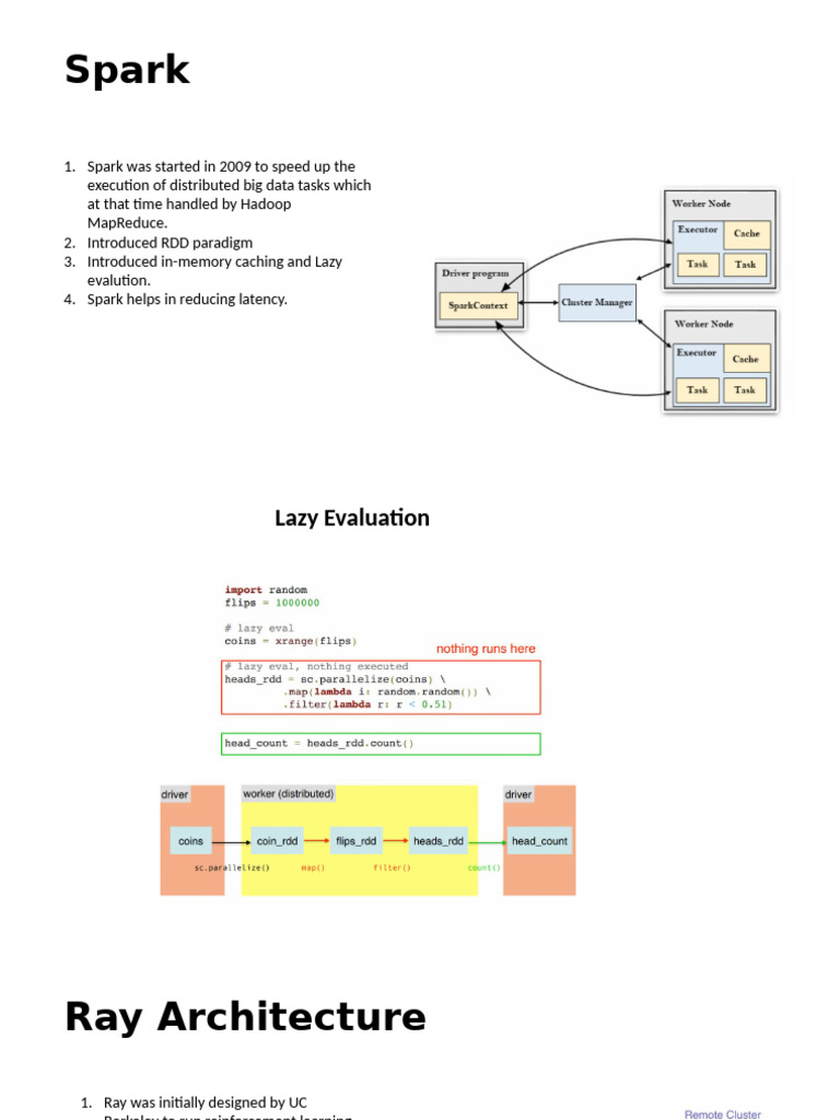Spark Vs Ray | PDF