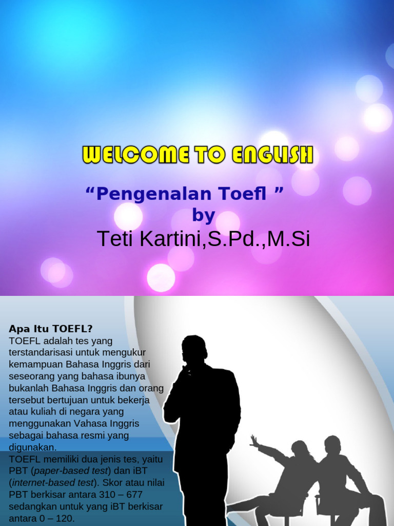 Pengenalan Tes TOEFL dan Strukturnya | PDF