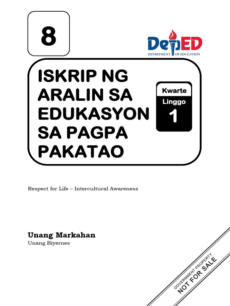 2024 LS G8 CUF EsP Q1 WK1 PEACE | PDF