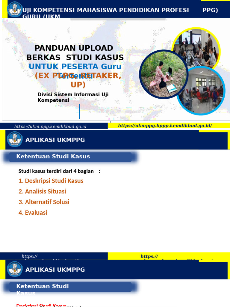 Panduan Upload Berkas Studi Kasus Mahasiswa PPG Guru Tertentu 2024 | PDF